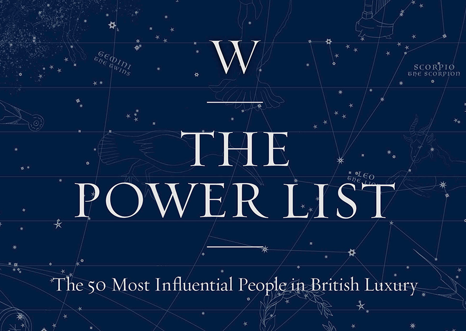WALPOLE POWER LIST - THE GAME CHANGERS - Sybarite