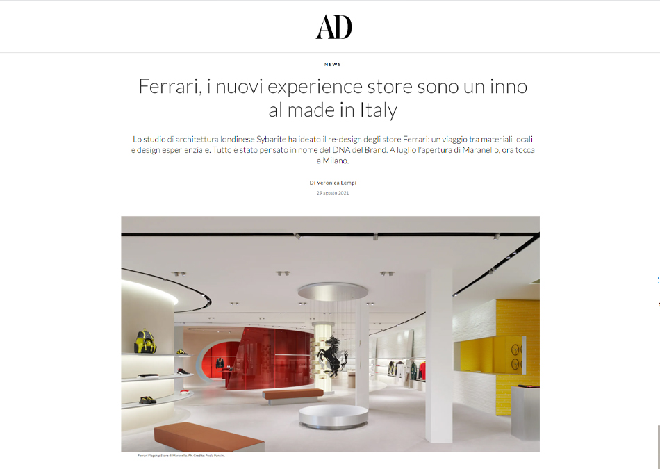 AD ITALIA - Ferrari, i nuovi experience store sono un inno al made in ...